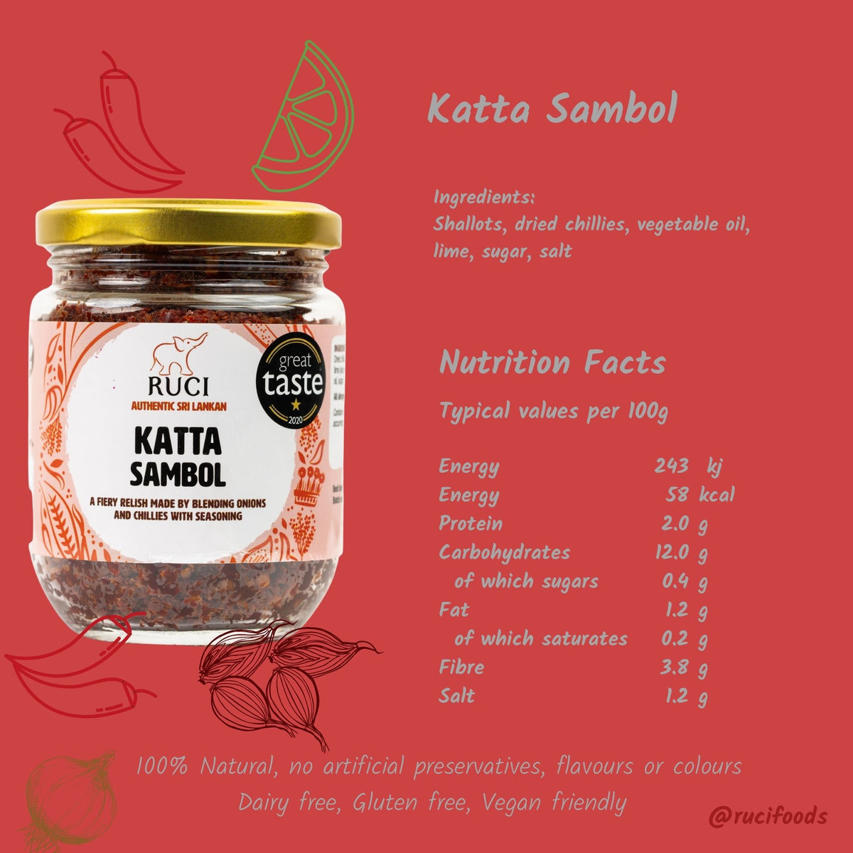 Katta Sambol – Ruci Foods